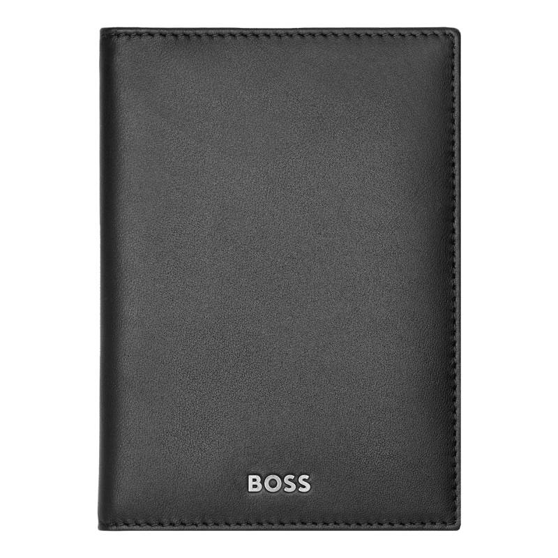 Porte-cartes double Hugo Boss Classic Smooth HLE403A retour offert