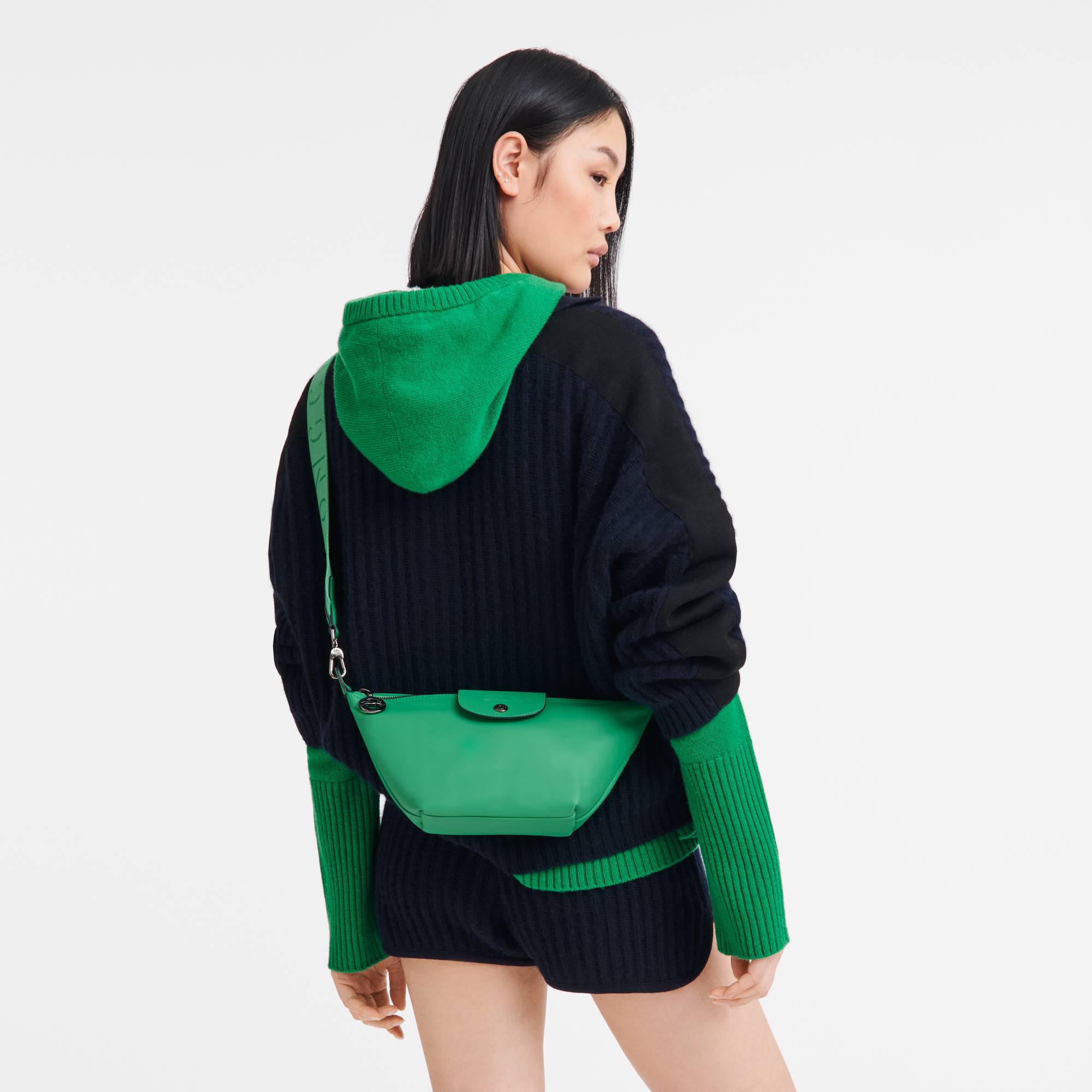 Sac bandoulière cuir Longchamp Le Pliage Xtra XS 10212987